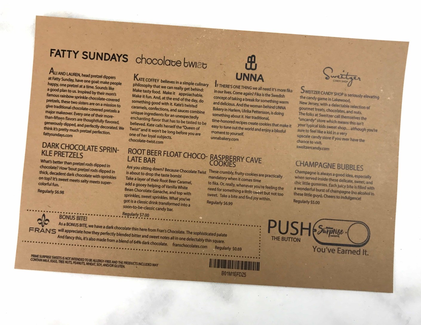 Amazon Prime Surprise Sweets Box Review - February 2017 - Hello ...