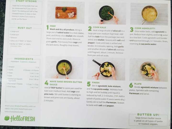 Hello Fresh Vegetarian January 2017 Subscription Box Review + Coupon ...