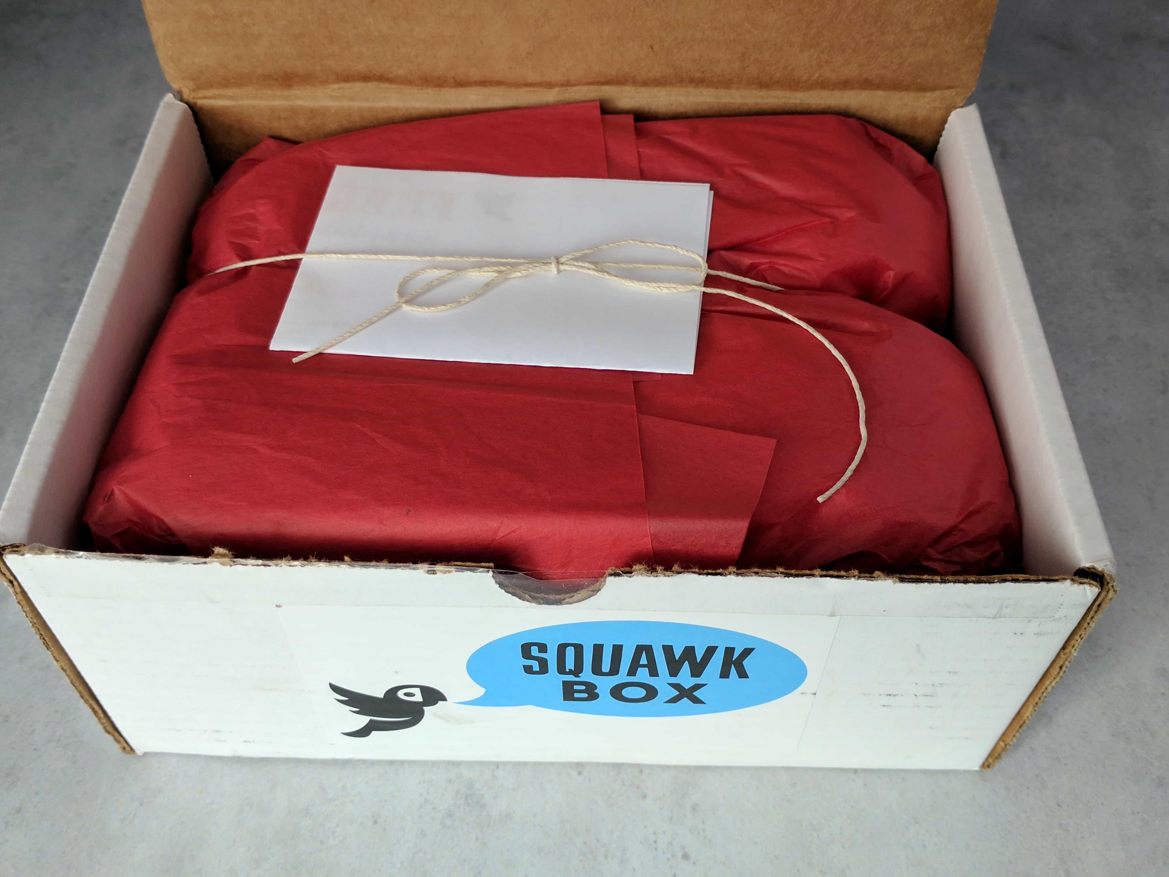Squawk Box Subscription Box Review - February 2017 - Hello Subscription