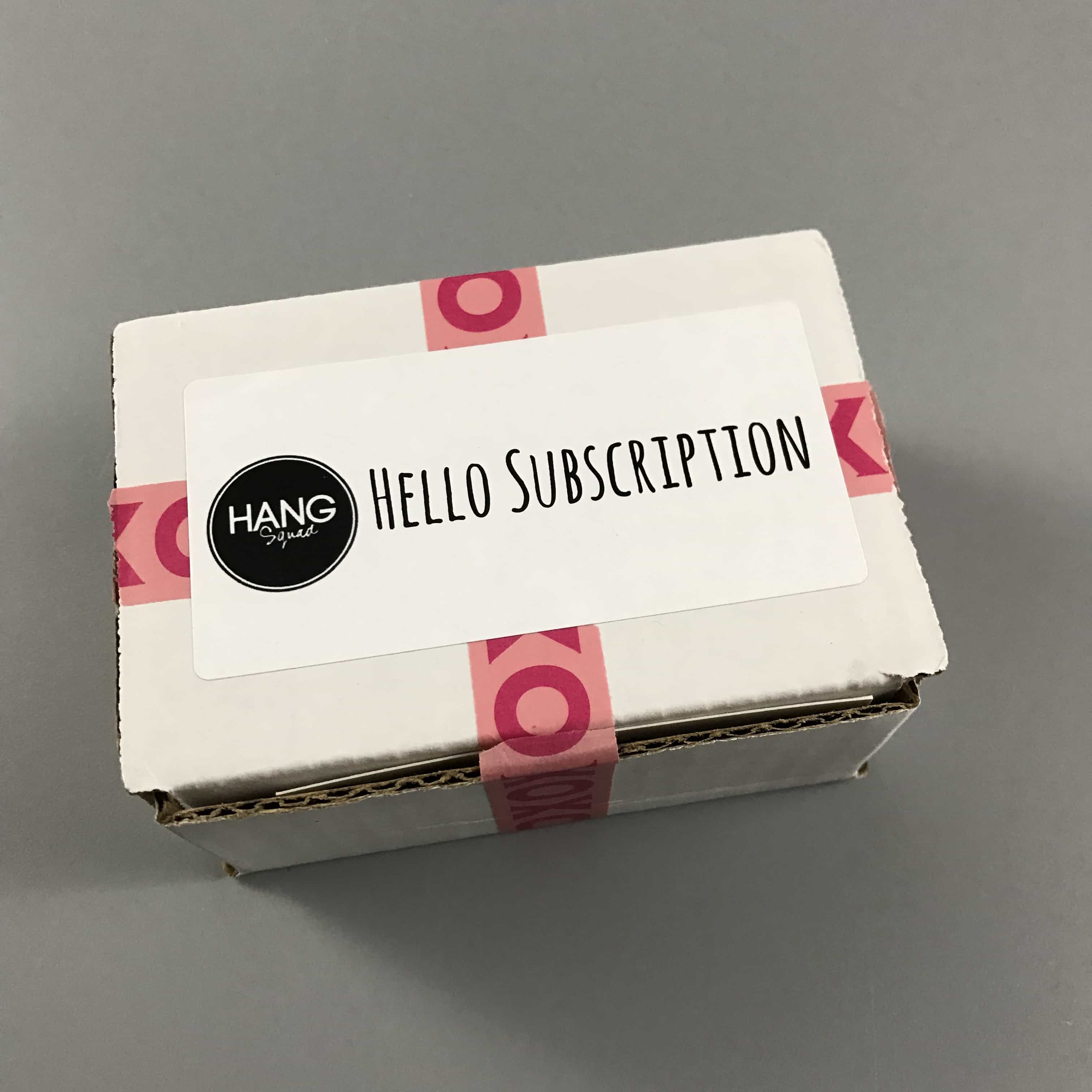 Hang Squad February 2017 Subscription Box Review + Coupon - Hello ...