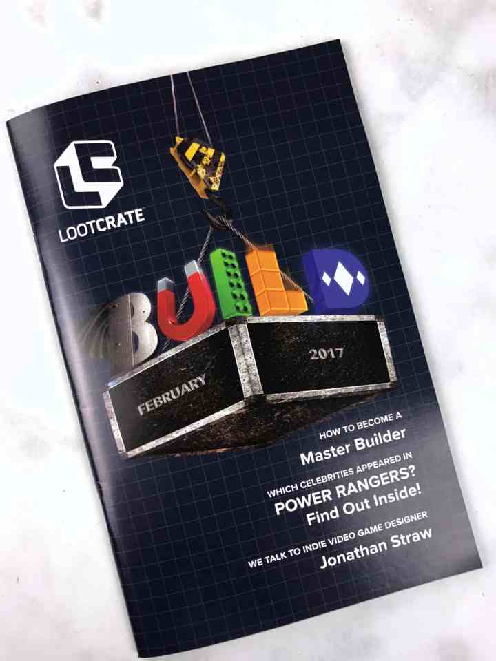 Loot Crate February 2017 Review + Coupons - BUILD! - hello subscription