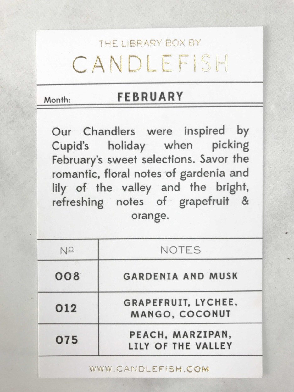 The Library Box by Candlefish February 2017 Subscription Box Review ...