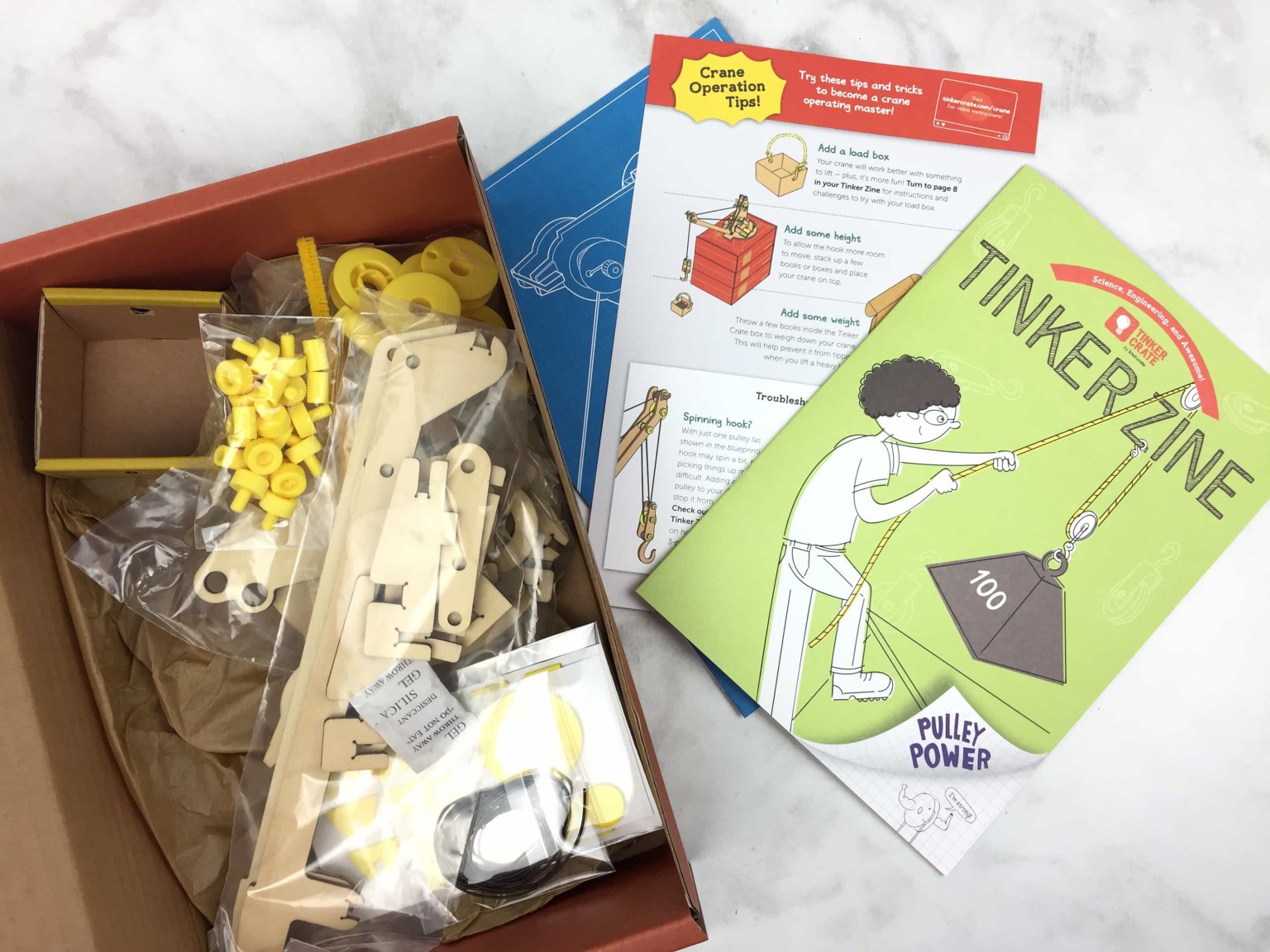 Tinker Crate Review & Coupon - WOODEN CRANE - Hello Subscription