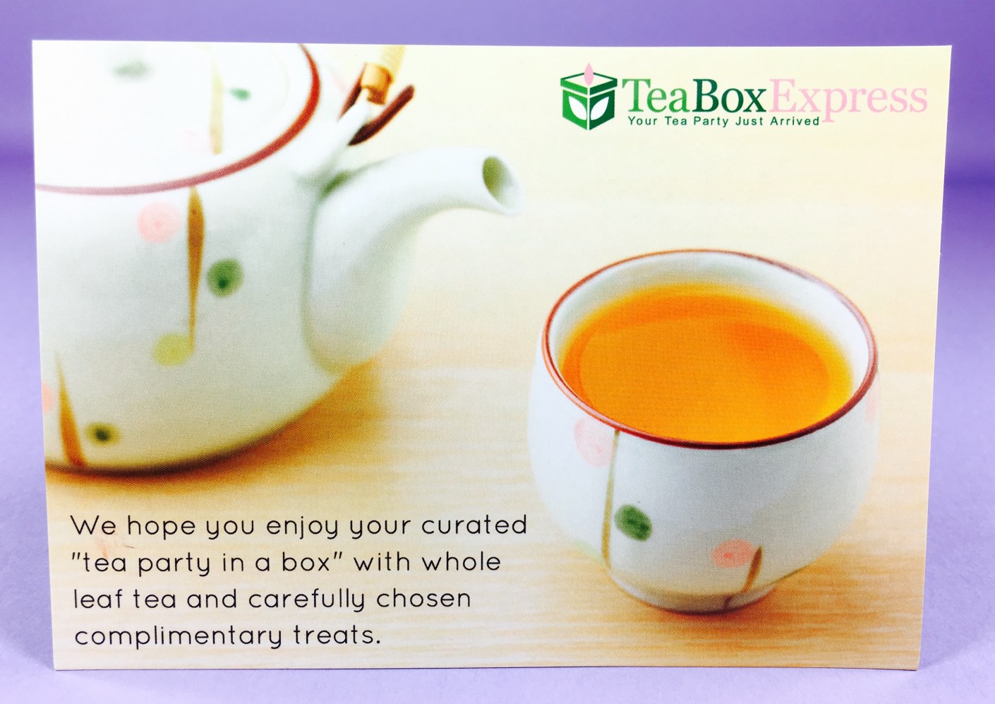 Tea Box Express February 2017 Subscription Review & Coupon - Hello ...