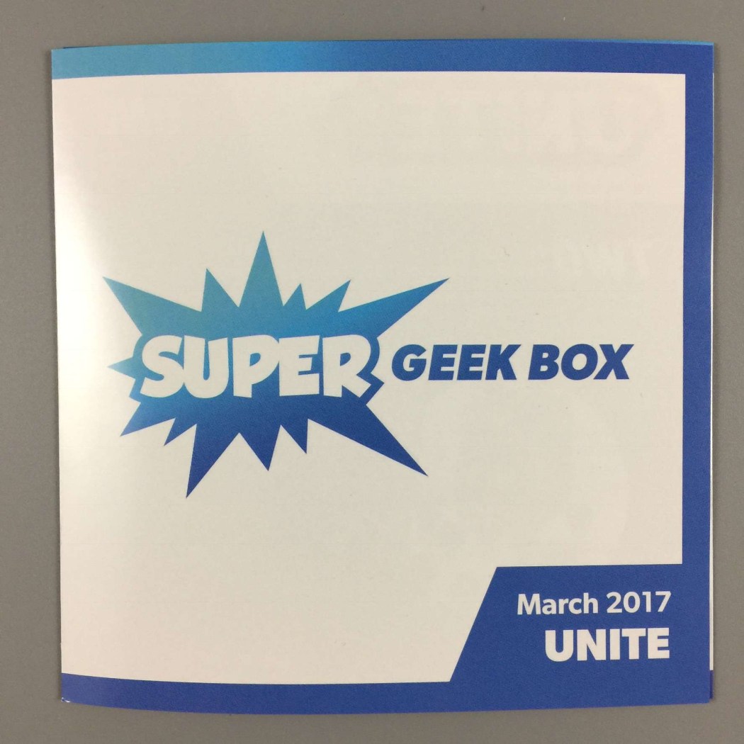 March 2017 Super Geek Box Subscription Box Review & Coupon - Hello ...