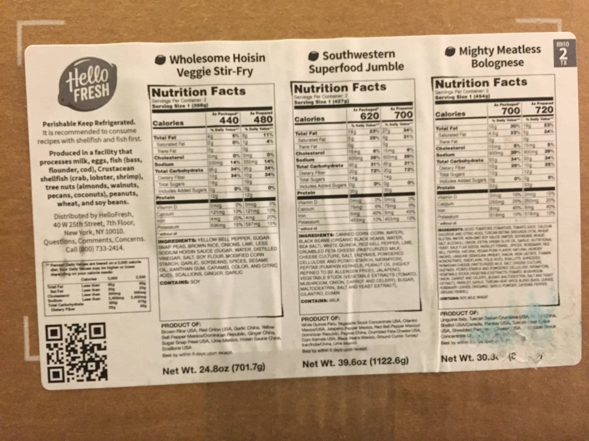 Hello Fresh Vegetarian March 2017 Subscription Box Review + Coupon ...