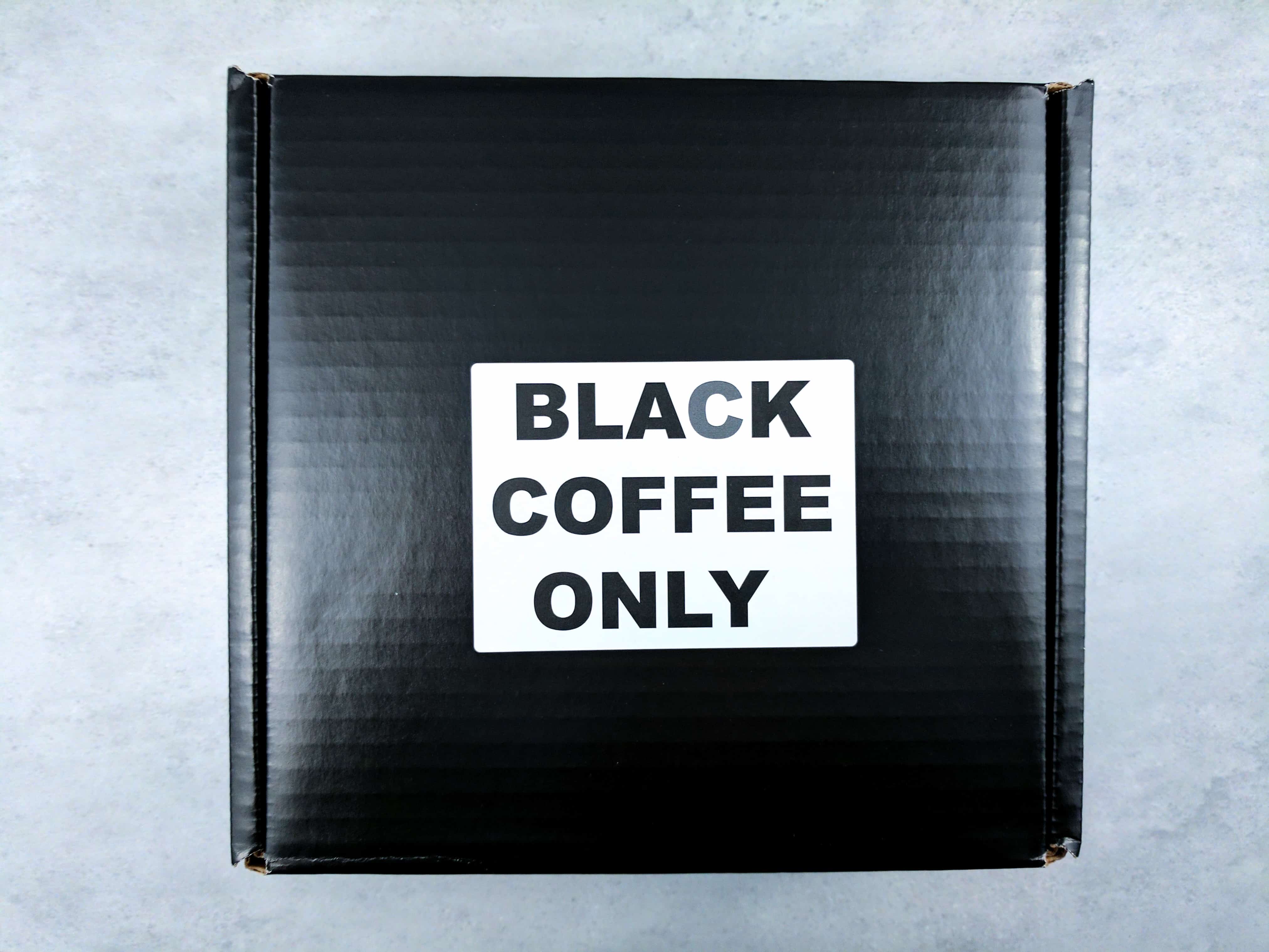 Black Coffee Only Subscription Box Review - March 2017 - Hello Subscription