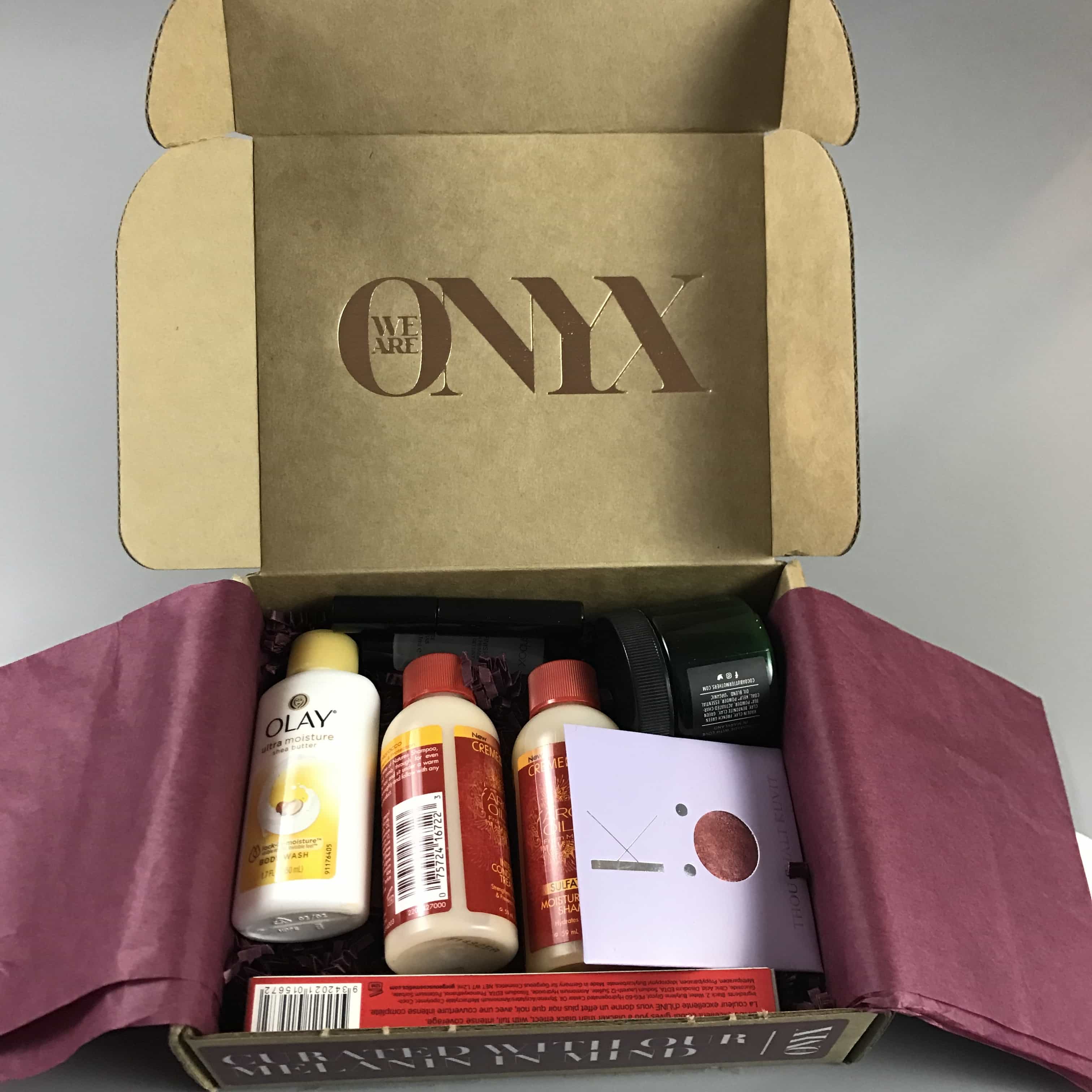 We Are Onyx ONYXBOX March 2017 Subscription Box Review + Coupon - Hello ...
