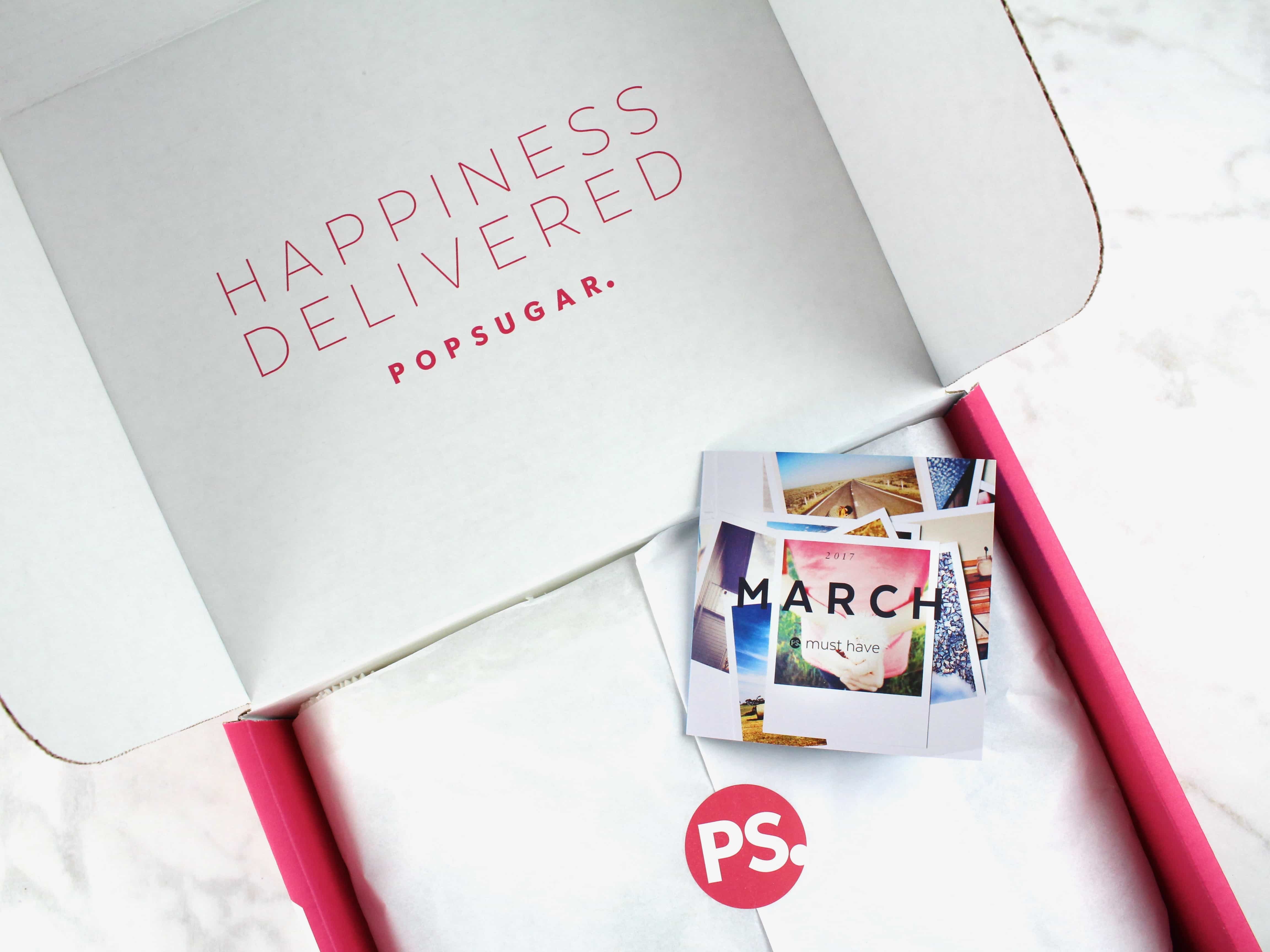 POPSUGAR Must Have Box March 2017 Review & Coupon - Hello Subscription
