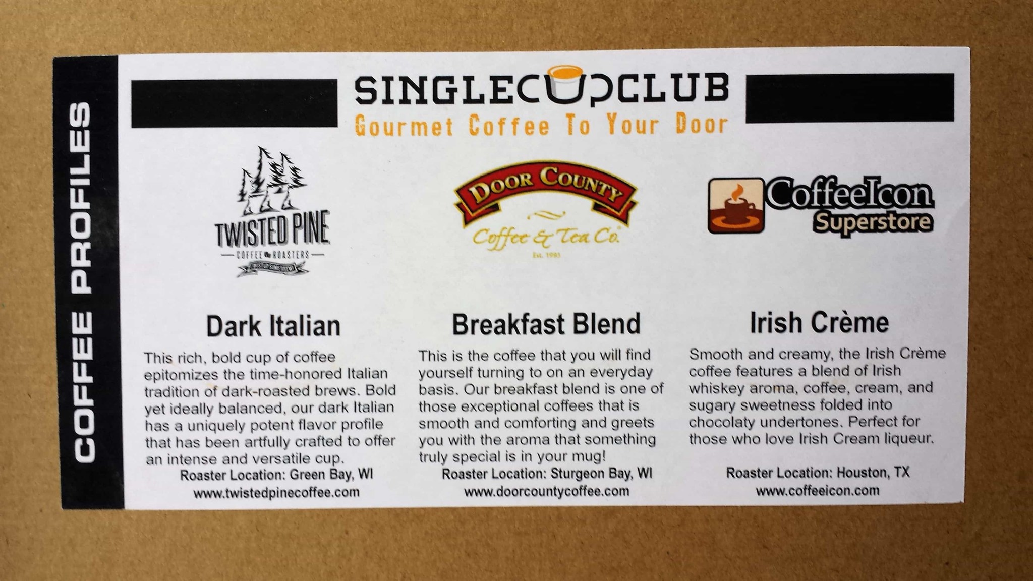 Single Cup Club Coffee Subscription Box Review + Coupon - March 2017 ...