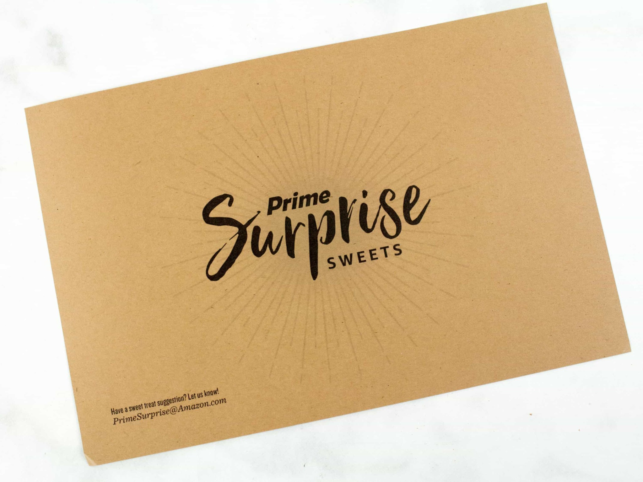 Amazon Prime Surprise Sweets Box March 2017 Review - Hello Subscription