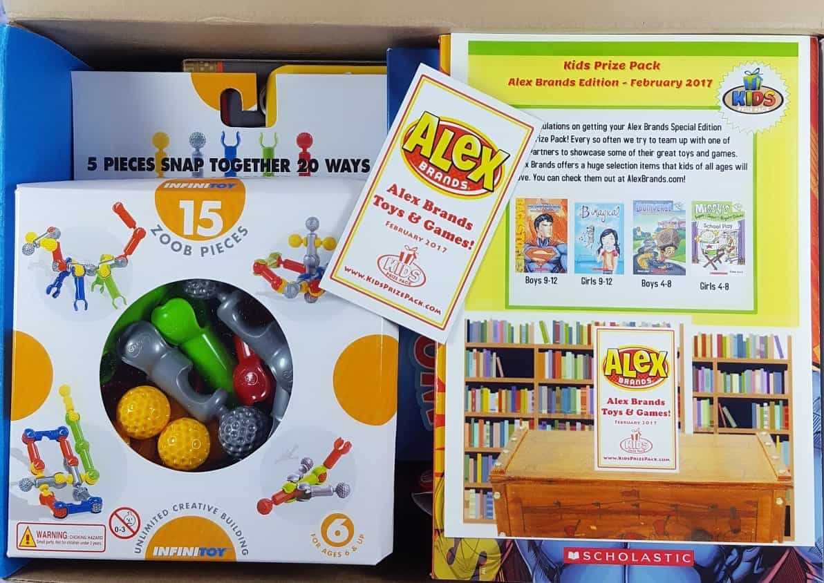 Kids Prize Pack Subscription Box Review & Coupon - February 2017 ...