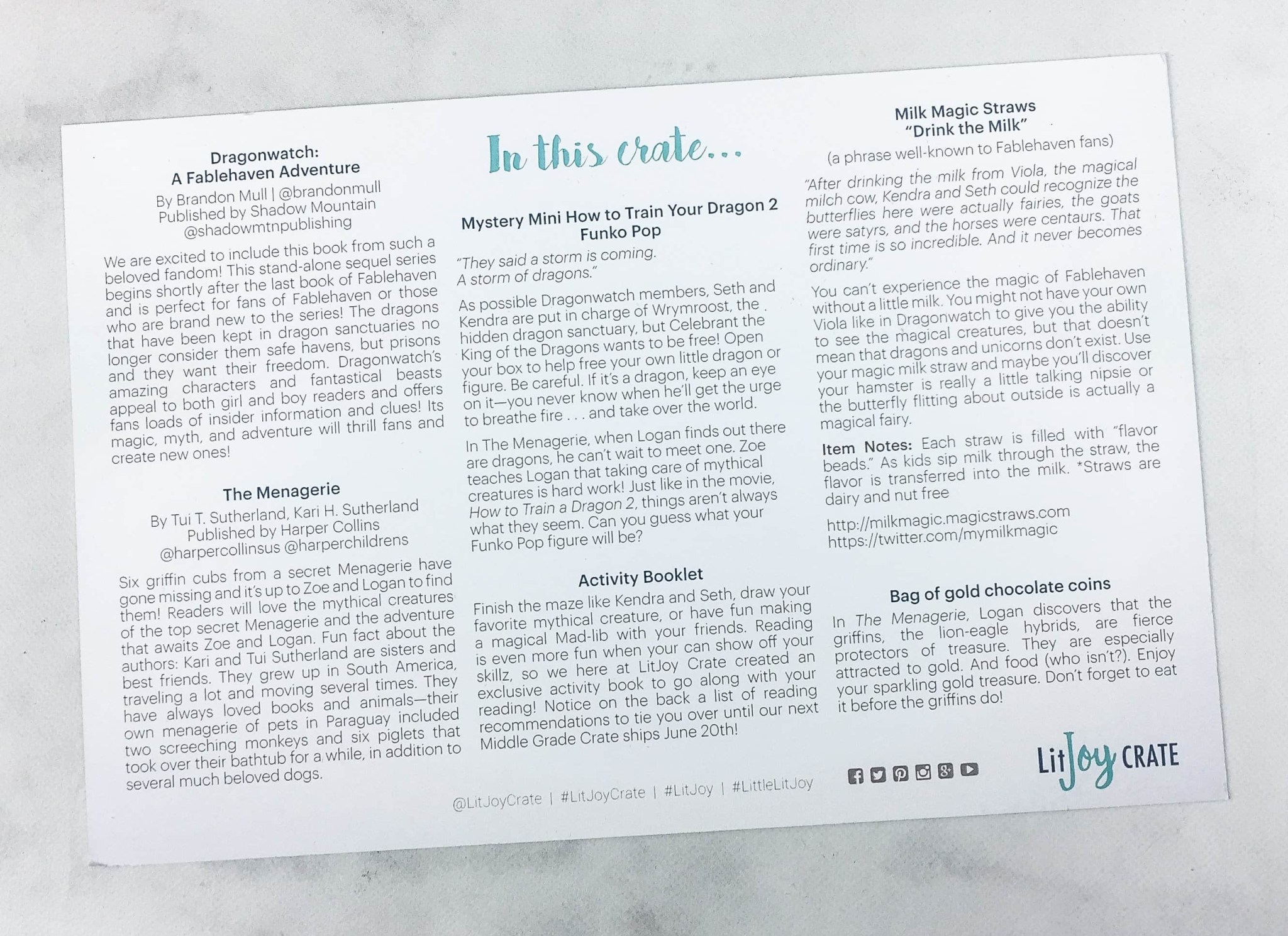 LitJoy Crate Spring 2017 Subscription Box Review + Coupon - Middle ...