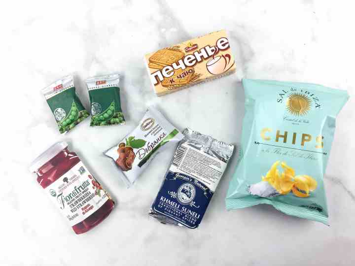 March 2017 Yummy Bazaar Subscription Box Review - Mini Box - hello ...