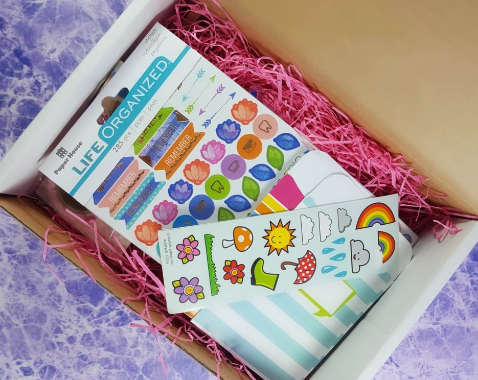 Planner Packs March 2017 Subscription Box Review - Hello Subscription