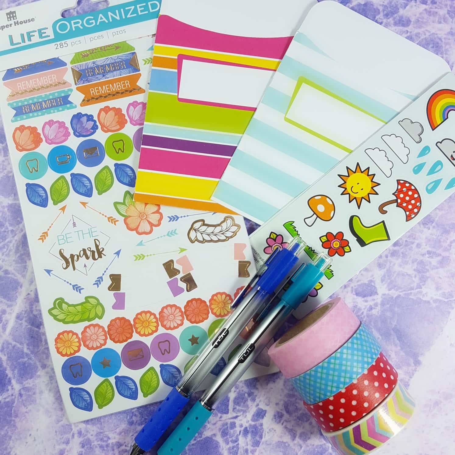 Planner Packs March 2017 Subscription Box Review - Hello Subscription