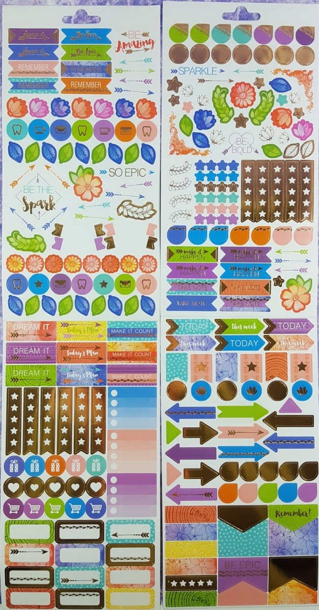 Planner Packs March 2017 Subscription Box Review - Hello Subscription