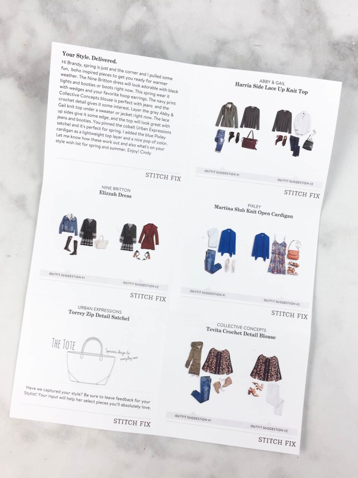 April 2017 Stitch Fix Review - Hello Subscription