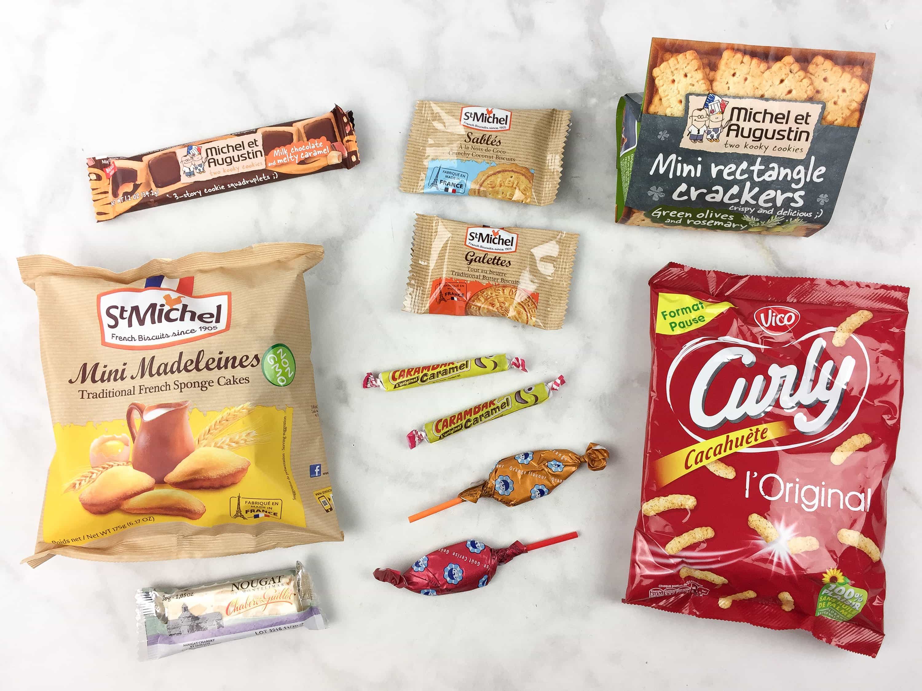 Treats Box March 2017 Review & Coupon - France - Hello Subscription