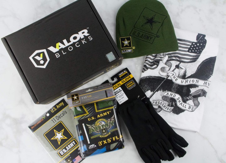 Valor Blocks March 2017 Subscription Box Review - US Army Block - Hello ...