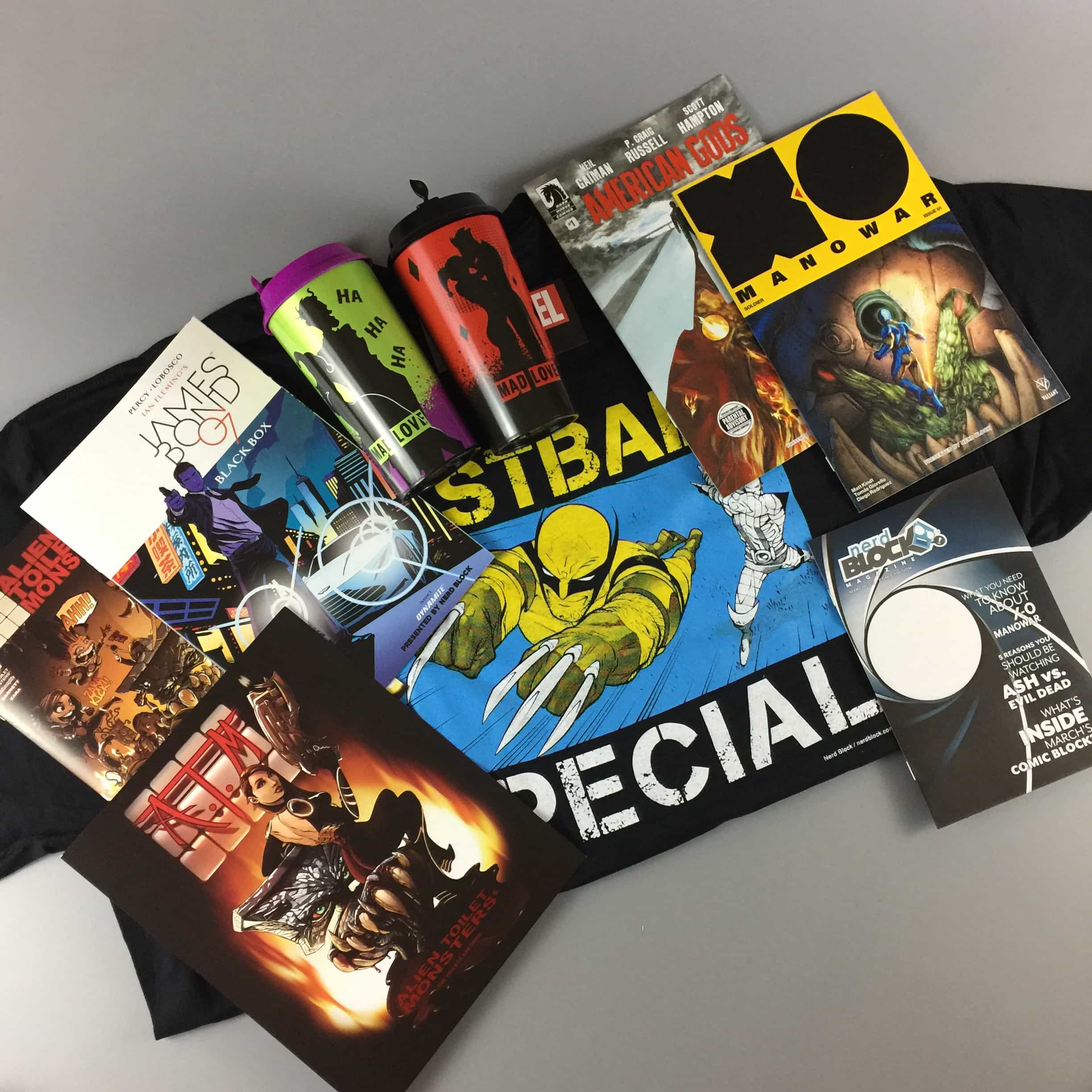 Comic Block Subscription Box Review & Coupon - March 2017 - Hello ...