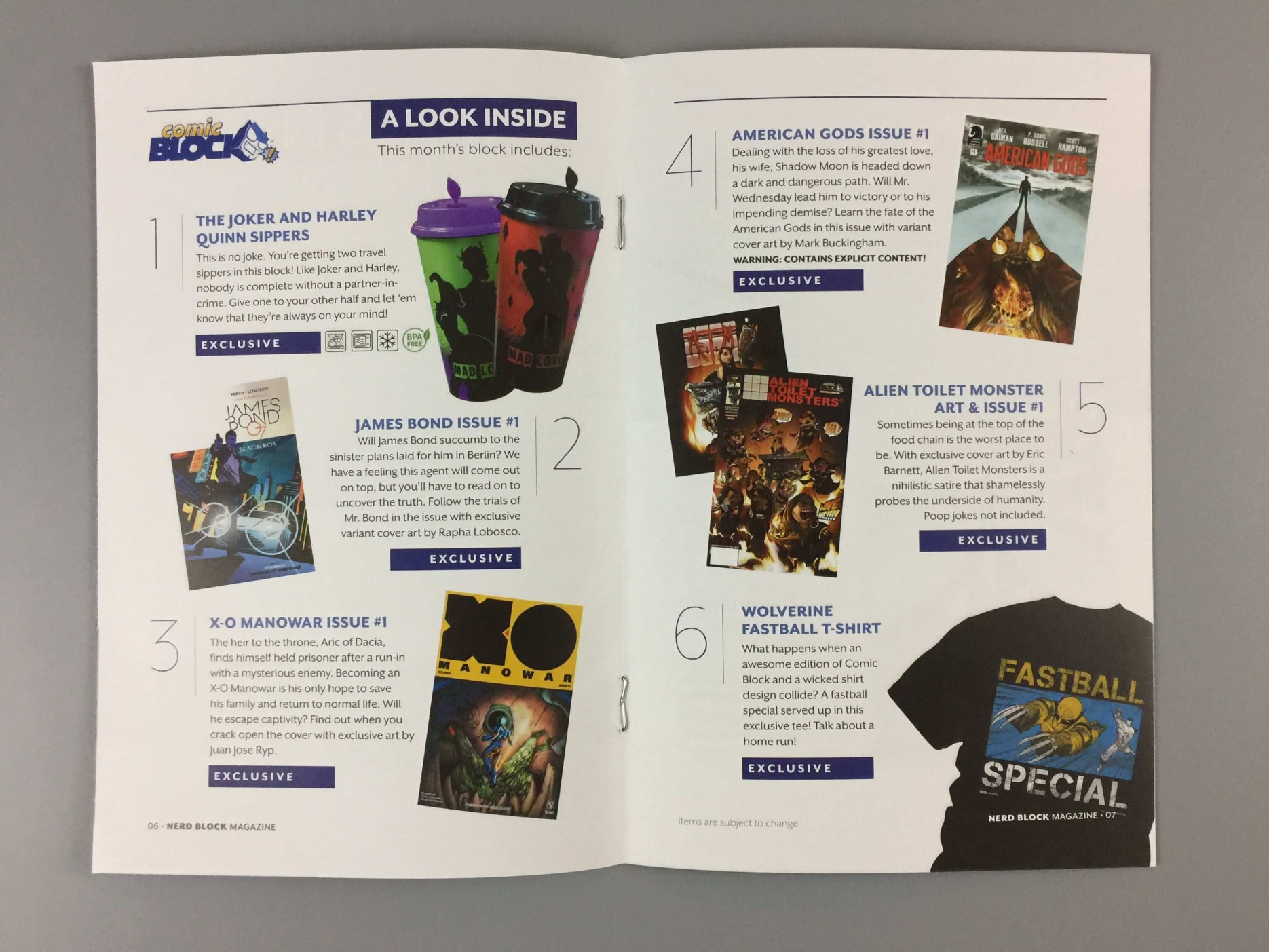 Comic Block Subscription Box Review & Coupon - March 2017 - Hello ...