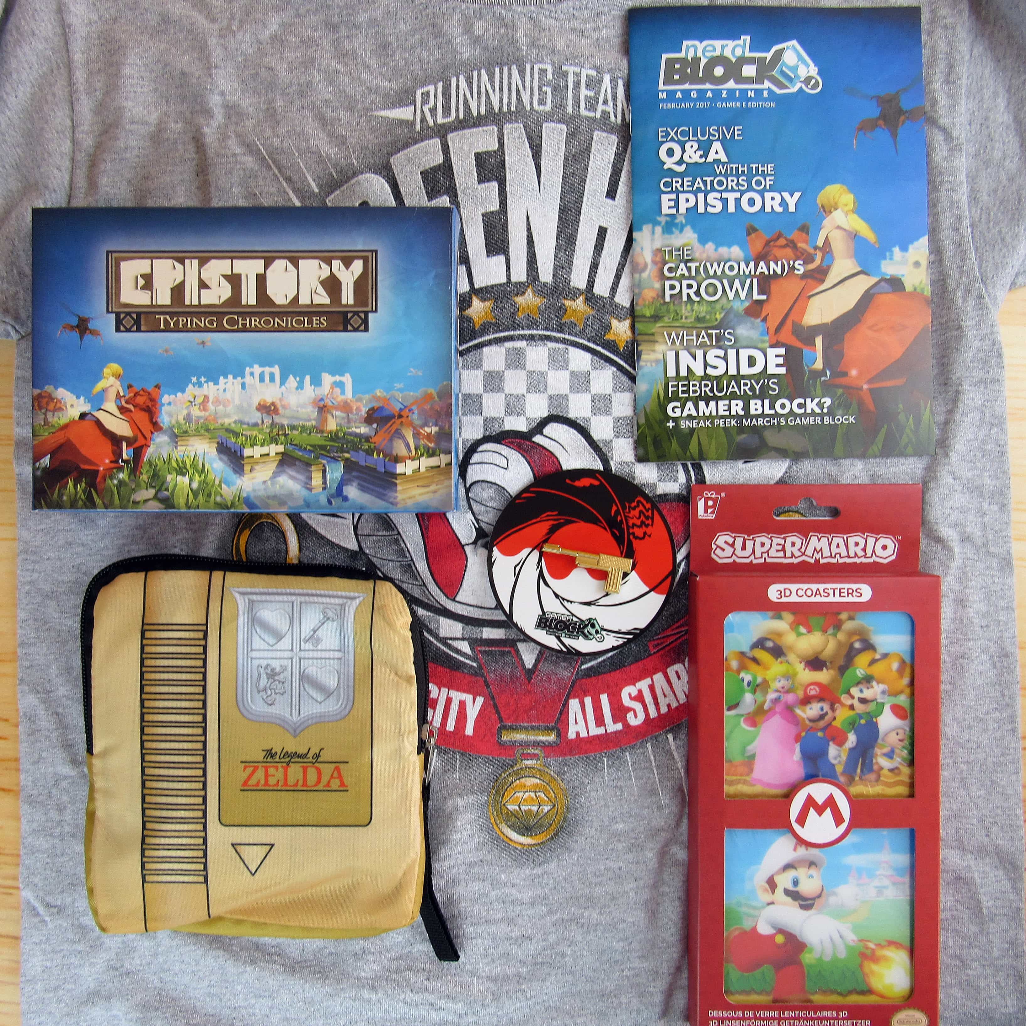 Gamer Block: E for Everyone February 2017 Subscription Box Review ...