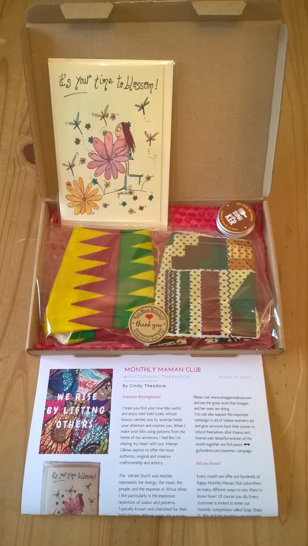 Monthly Maman Club Subscription Box Review + Coupon - March 2017 ...