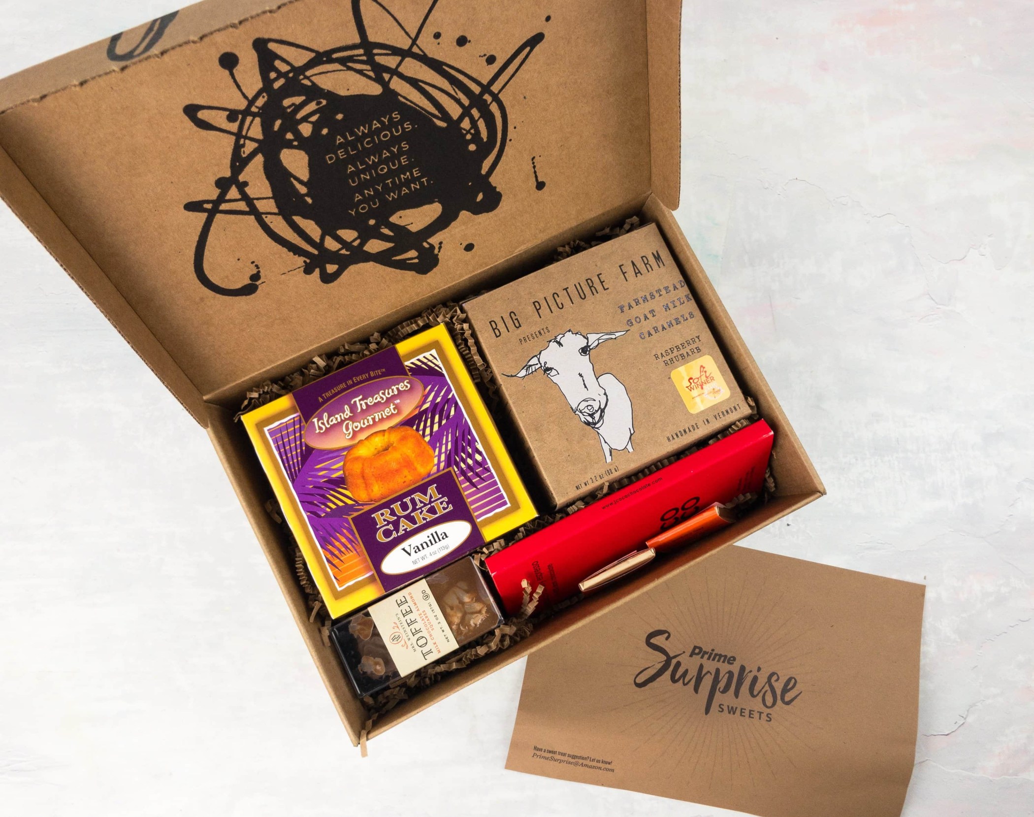 Amazon Prime Surprise Sweets Box April 2017 Review #2 - Hello Subscription