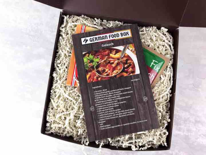 German Food Box April 2017 Subscription Box Review + Coupon - hello ...