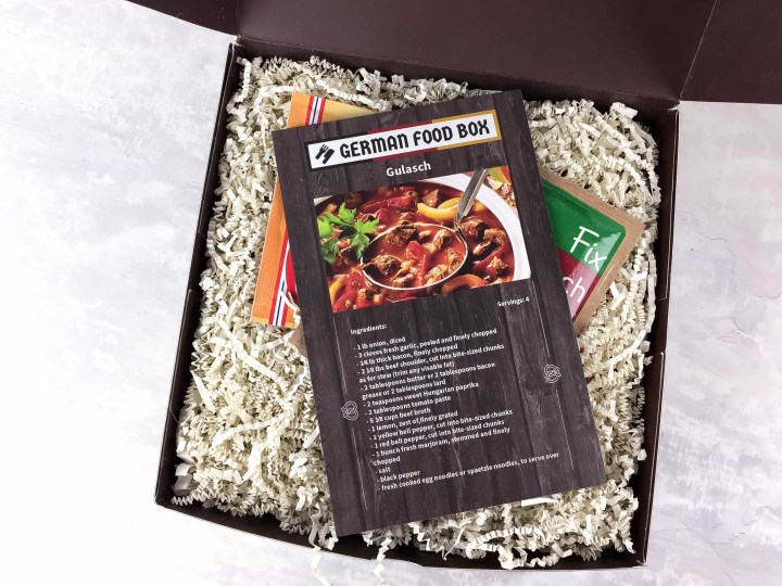 German Food Box April 2017 Subscription Box Review + Coupon - Hello ...