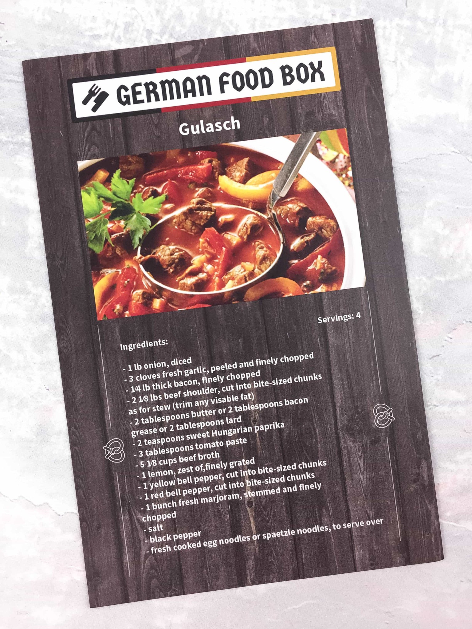 German Food Box April 2017 Subscription Box Review + Coupon - Hello ...