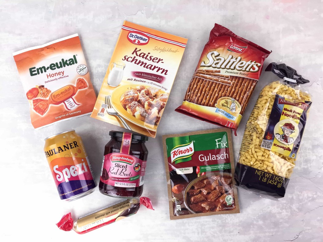 German Food Box April 2017 Subscription Box Review + Coupon - Hello ...