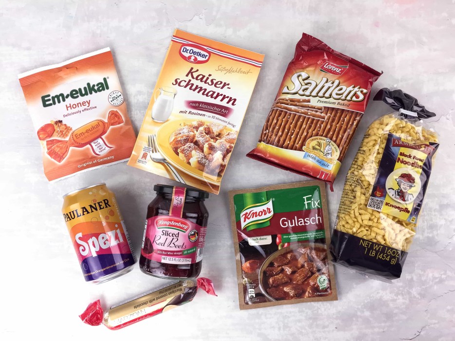 German Food Box April 2017 Subscription Box Review + Coupon - Hello ...