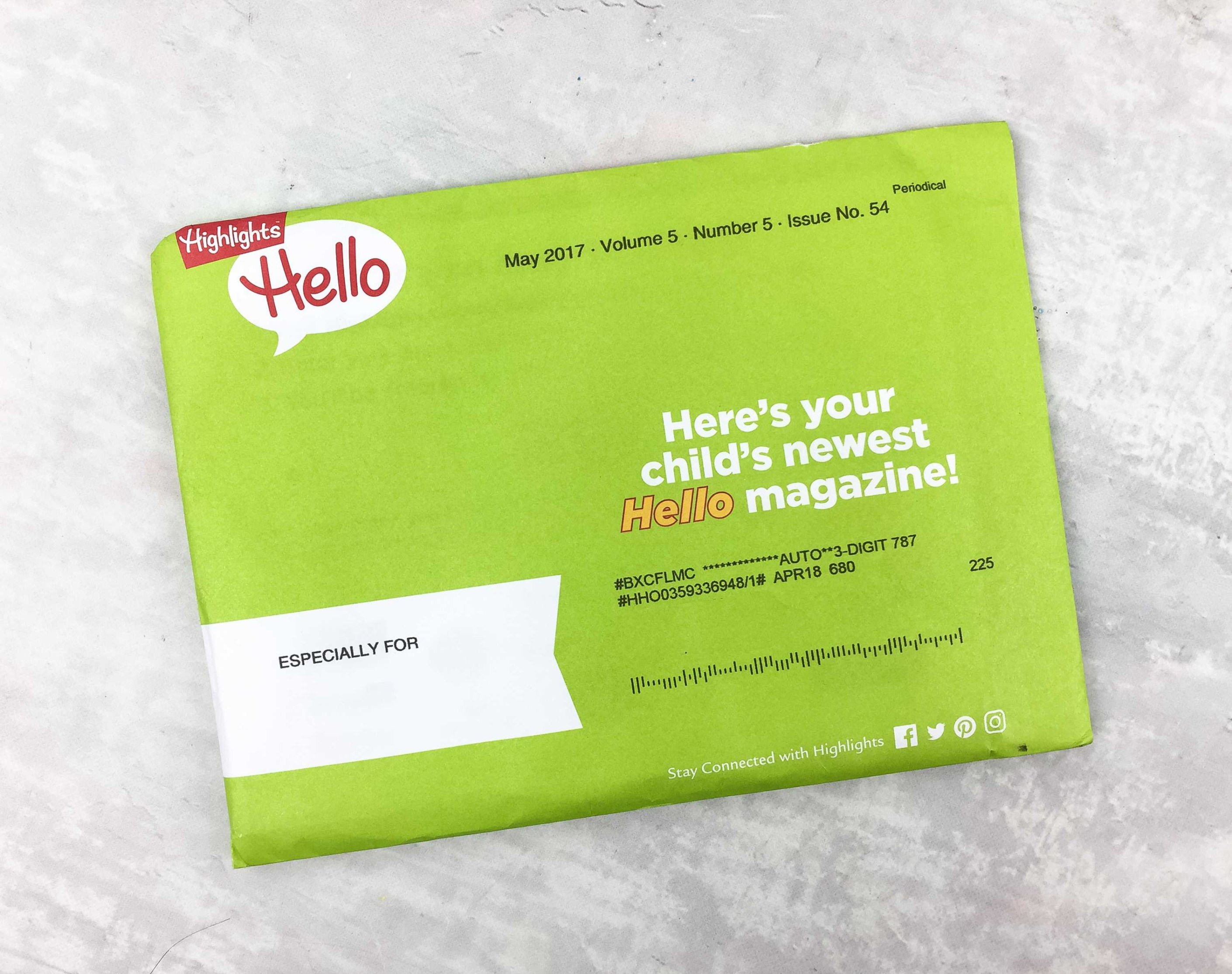 Highlights Hello May 2017 Subscription Review - Hello Subscription