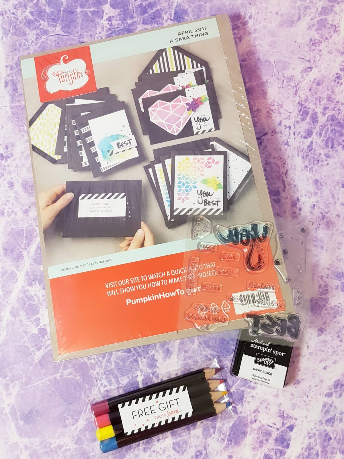 Paper Pumpkin April 2017 Subscription Box Review - Hello Subscription