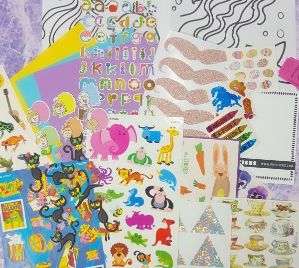 Pipsticks April 2017 Kids Club Sticker Subscription Review & Coupon ...