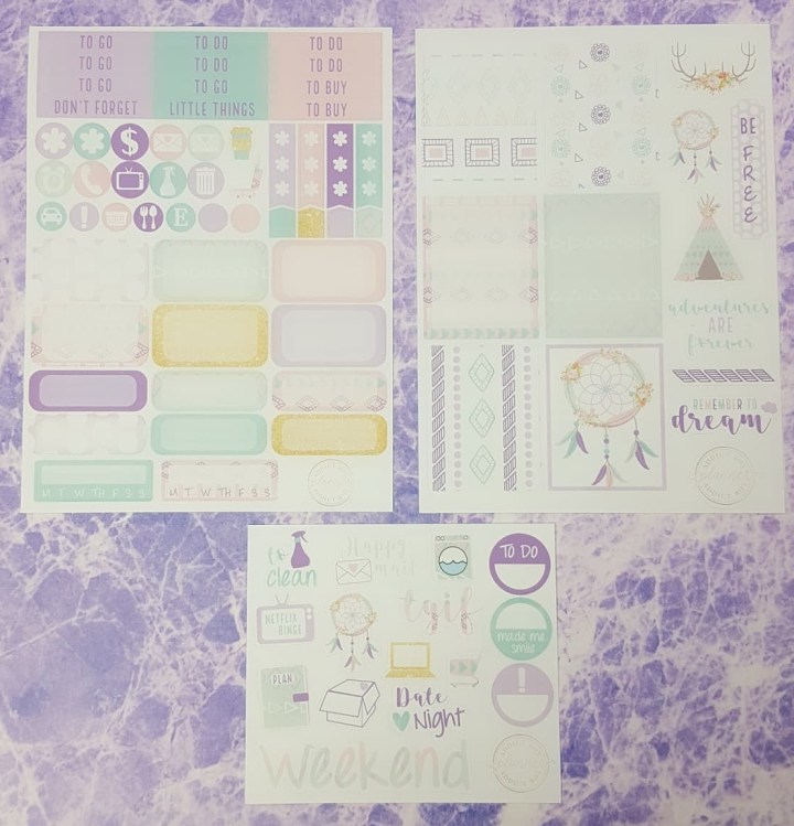 The Planner Addict Box April 2017 Subscription Box Review - hello ...