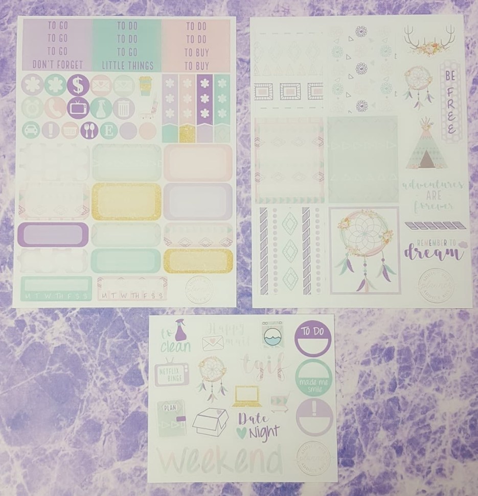 The Planner Addict Box April 2017 Subscription Box Review - Hello ...