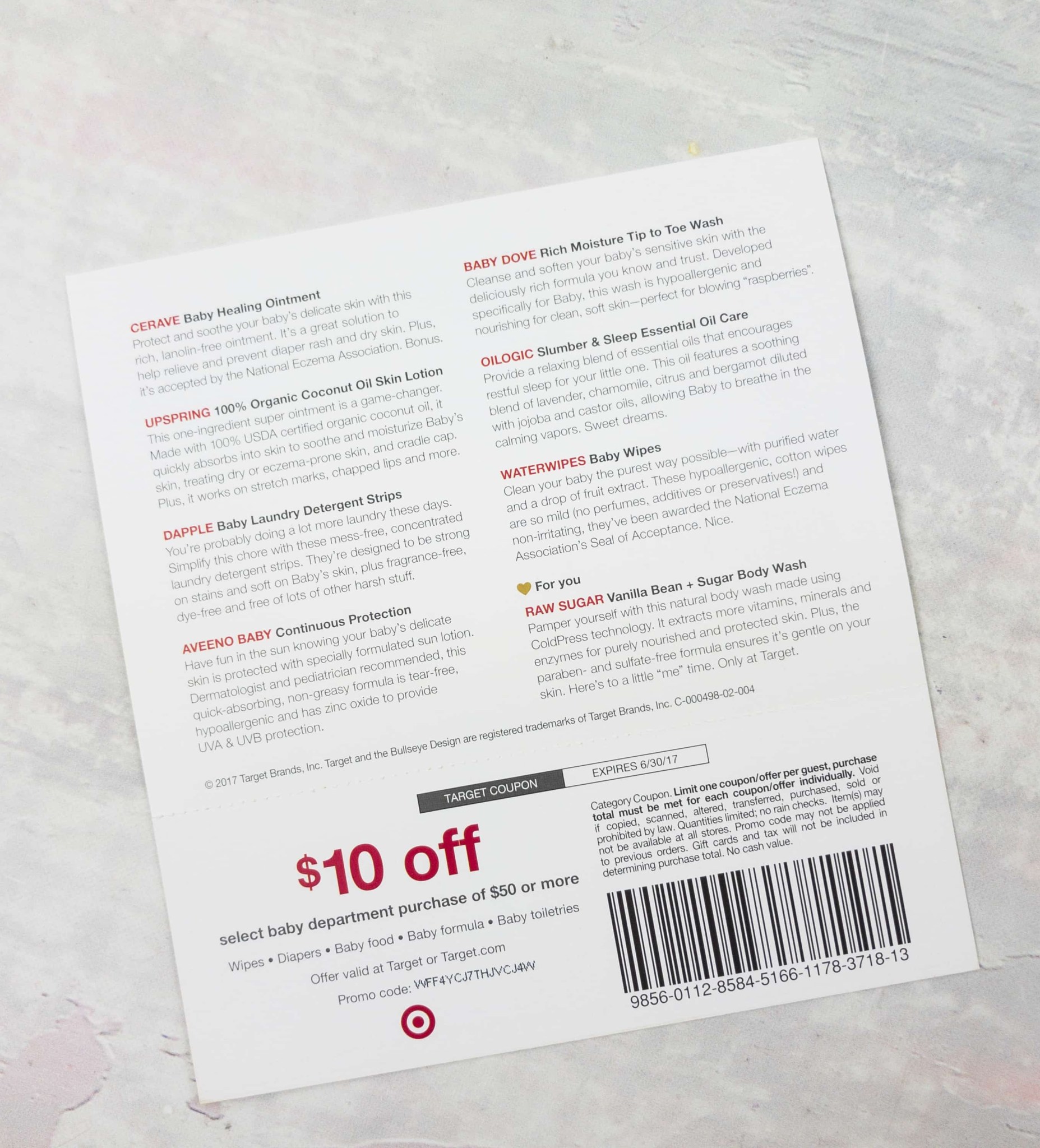 Target Baby Box Review - April 2017 - Hello Subscription