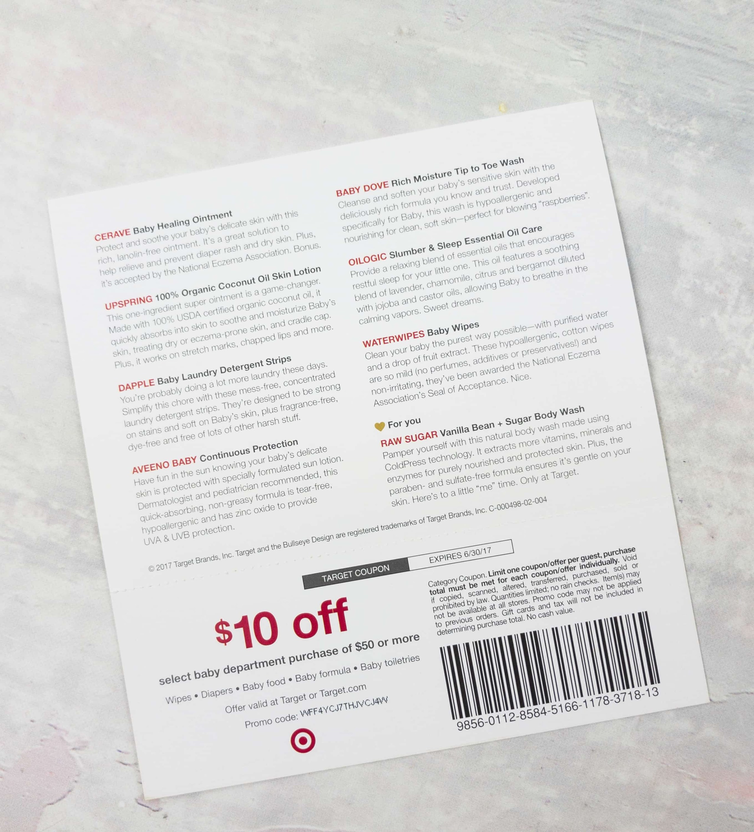 Target Baby Box Review - April 2017 - Hello Subscription