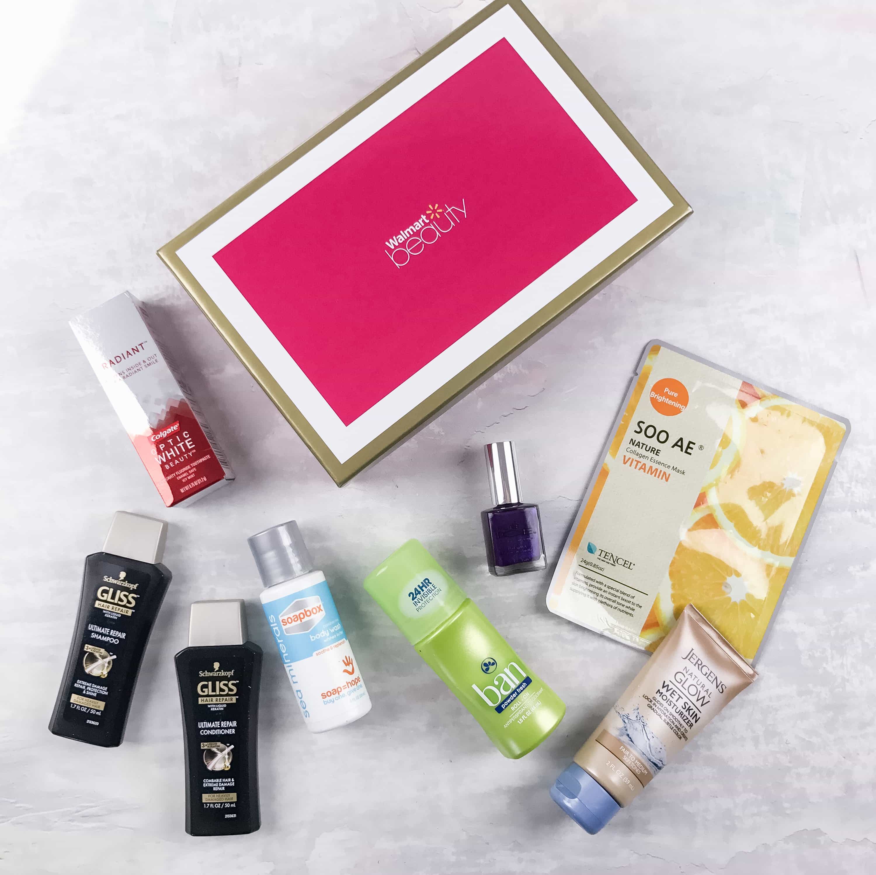 Walmart Beauty Box Spring 2017 Review - Hello Subscription
