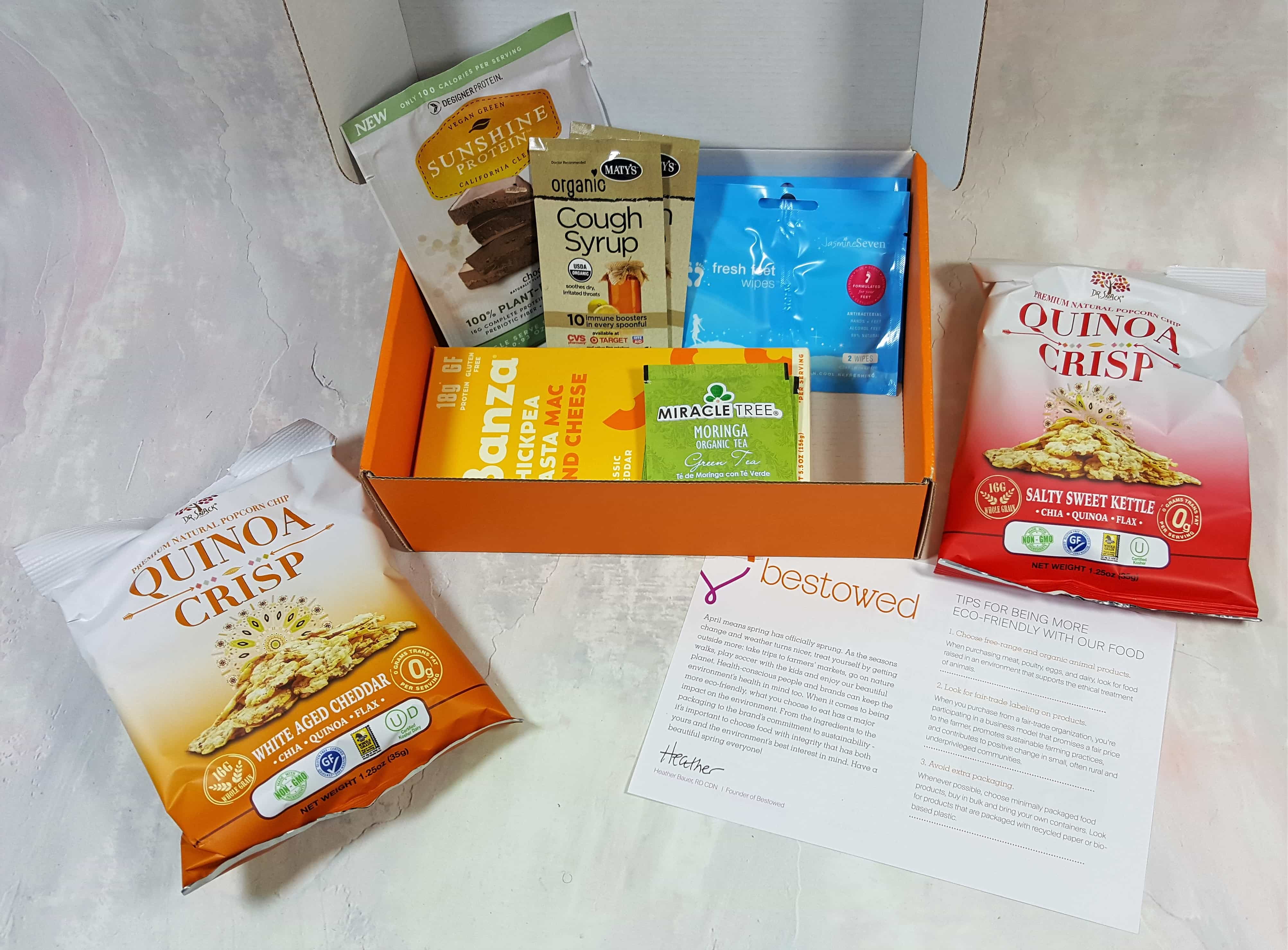 Bestowed Subscription Box Review + 50% Off Coupon - April 2017 - Hello ...