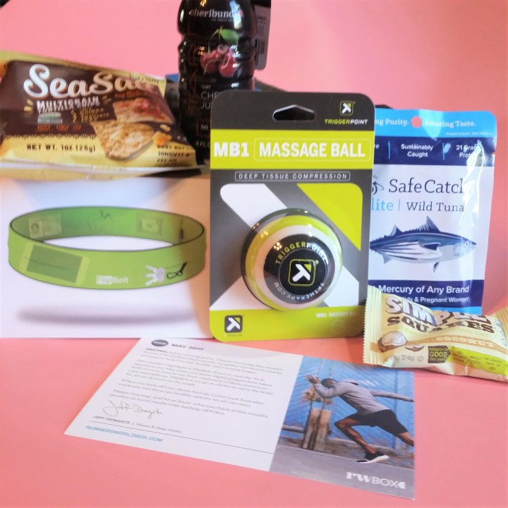 Runner's World Box Subscription Box Review - May 2017 - Hello Subscription