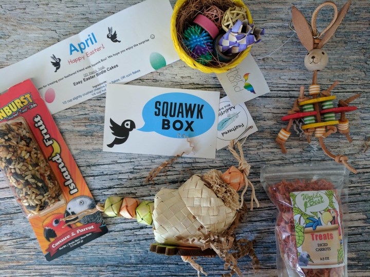 Squawk Box Subscription Box Review - April 2017 - hello subscription