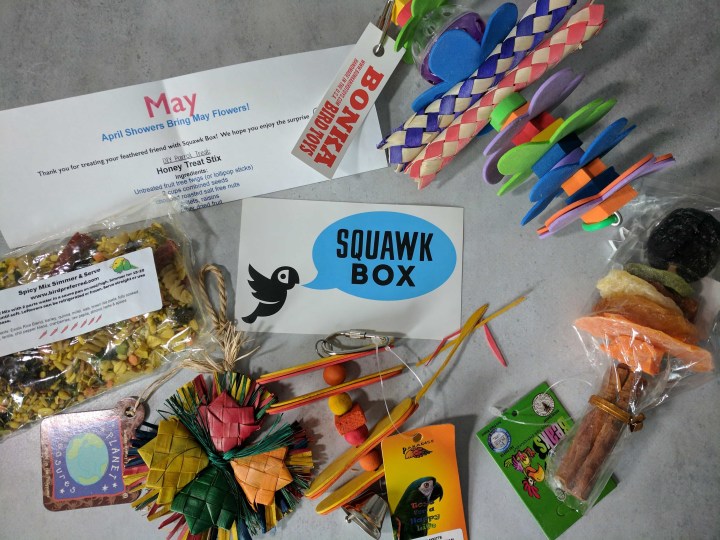 Squawk Box Subscription Box Review - May 2017 - hello subscription