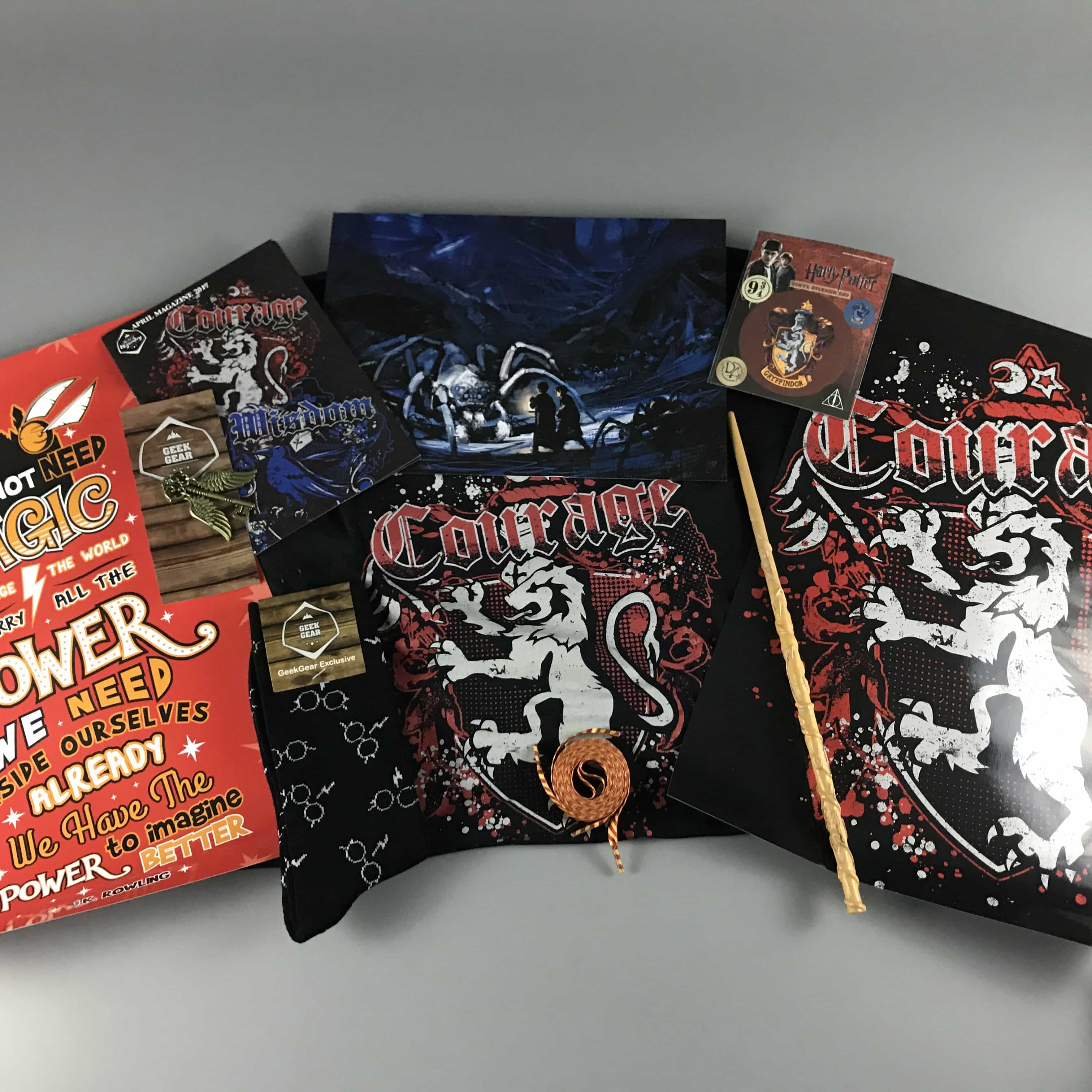 Geek Gear World of Wizardry April 2017 Subscription Box Review - Hello ...