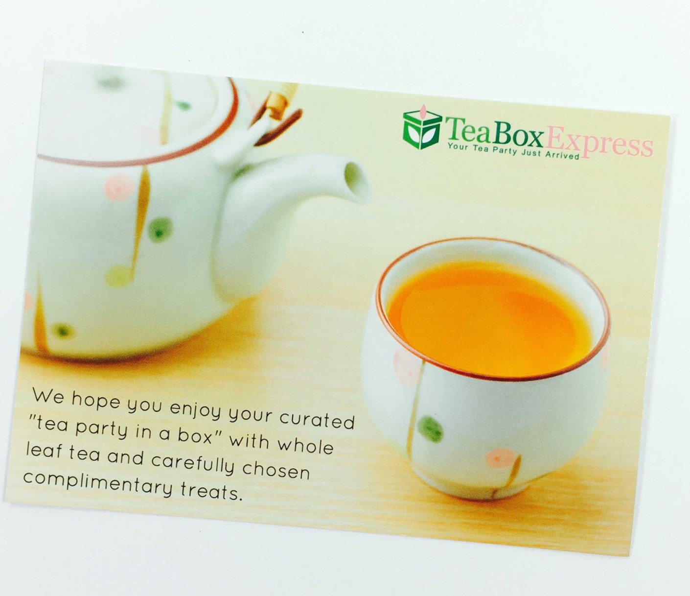 Tea Box Express May 2017 Subscription Review & Coupon - Hello Subscription