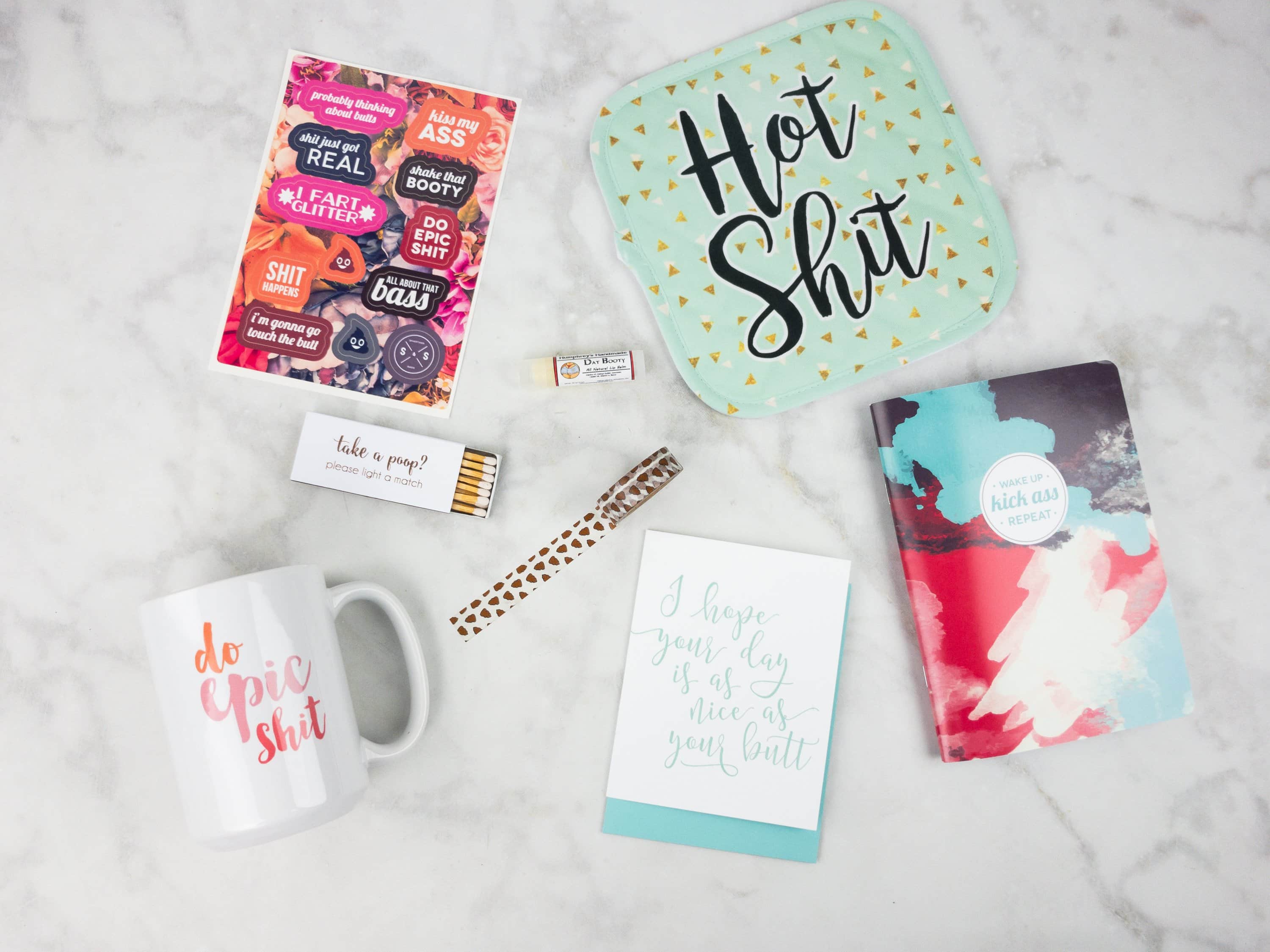 Smartass & Sass Box May 2017 Subscription Box Review + Coupon - Hello ...