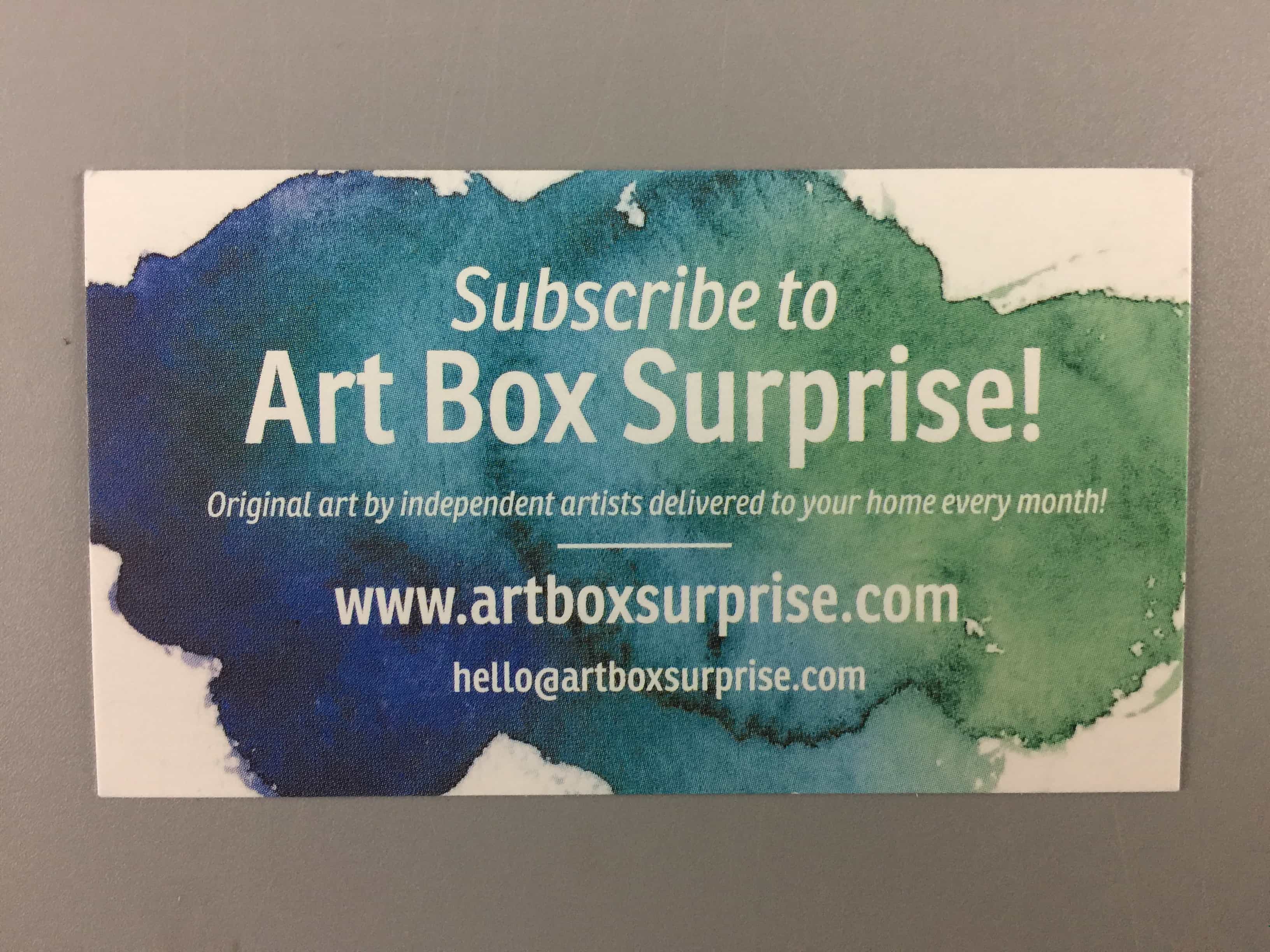 Art Box Surprise June 2017 Subscription Box Review + Coupon - Hello ...